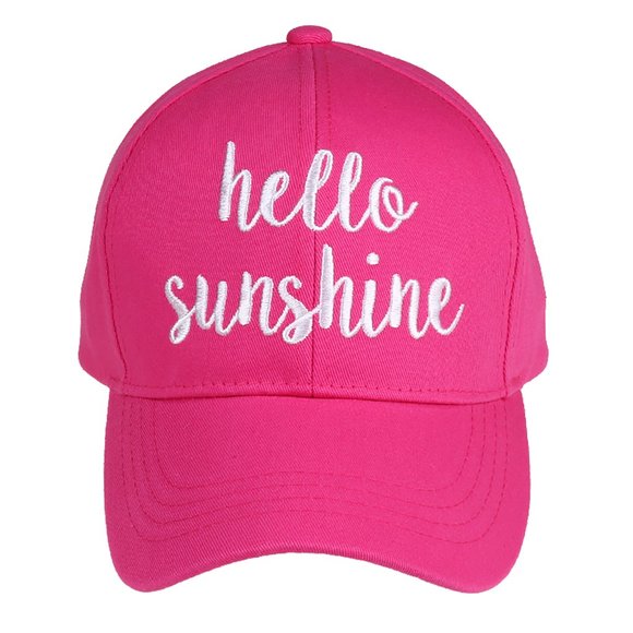 C.C | Accessories | Hello Sunshine Embroidered Cc Ball Cap Ba27hs ...